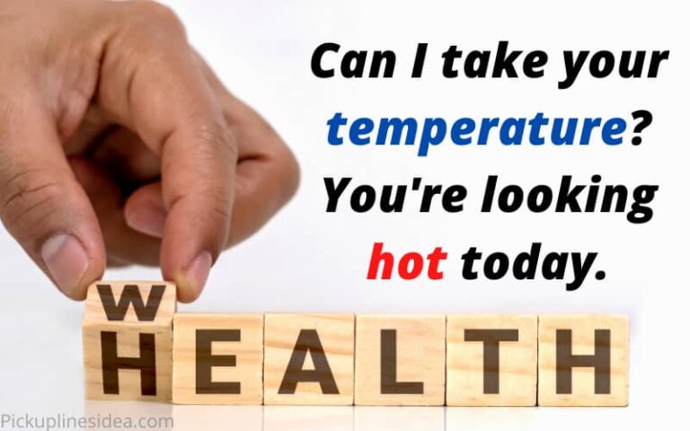 25+ Health pick up lines: Physical And Mental Health